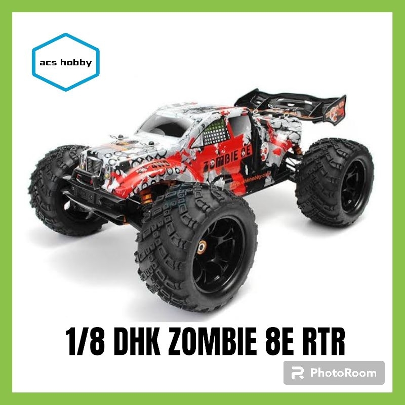 DHK Zombie 8E Brushless 4WD 1/8 RC Monster Truck RTR / Arrma ...