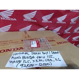 Original Drain Bolt/Drain Plug Honda TMX 155, Wave 125, Xrm, CBR, RS ...