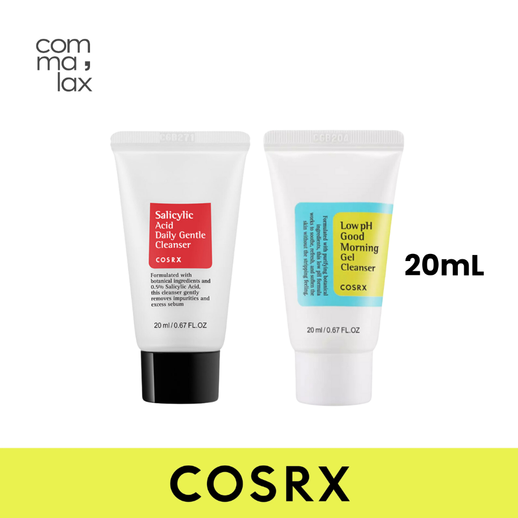 COSRX Low pH Good Morning Gel Cleanser / Salicylic Acid Daily Gentle Cleanser 20ml | Shopee ...