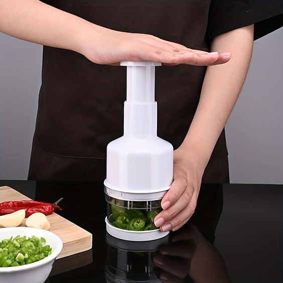 Skyshop168 Multifunctional Pressing Vegetable Onion Garlic Chopper ...