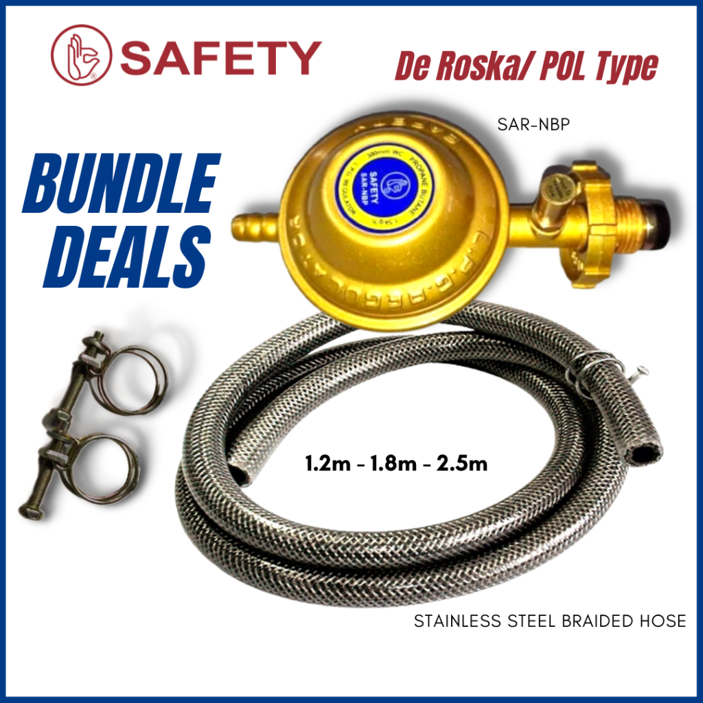 Safety POL Types LPG Regulator w/Push Button Anti Leak Device & Good ...