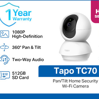 TP-Link TP-Link Tapo TC70 Pan/Tilt Wi-Fi 1080p 2MP Home Smart Security ...