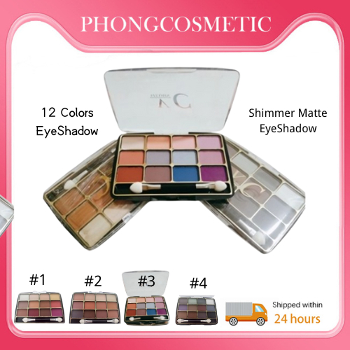 12 colors eyeshadow palette 12 Color Shimmer Matte Eyeshadow Palette ...