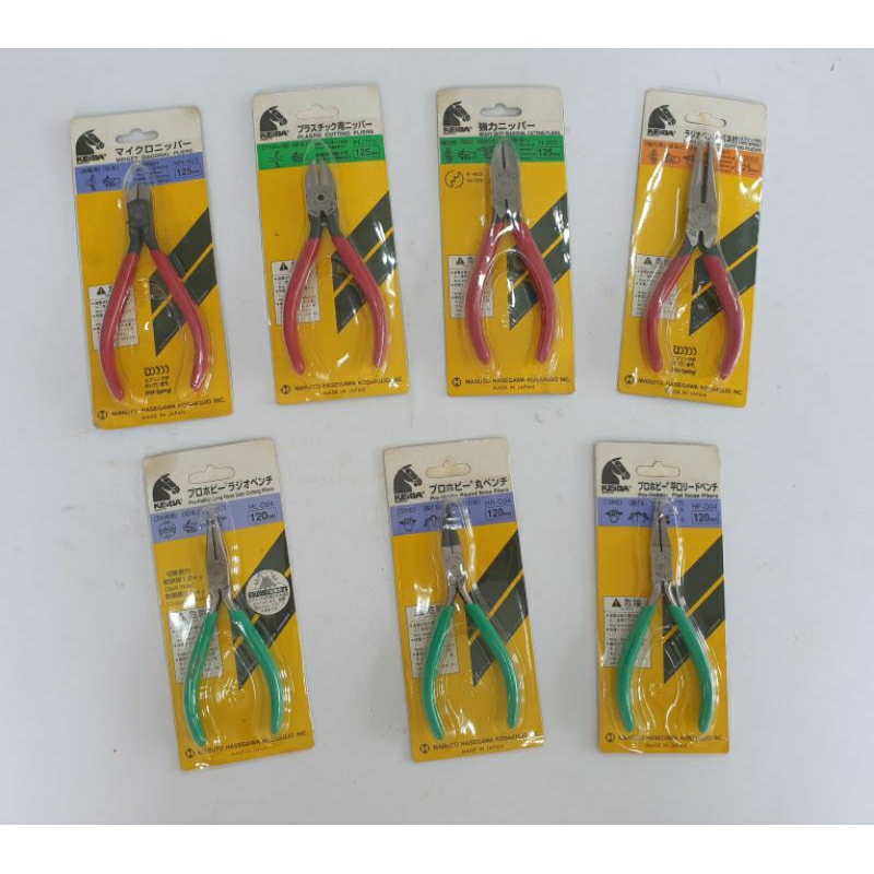 KEIBA FLAT( NOSE .RD NOSE, LONG NOSE.DIAGONAL, PLASTIC) PLIER made in ...