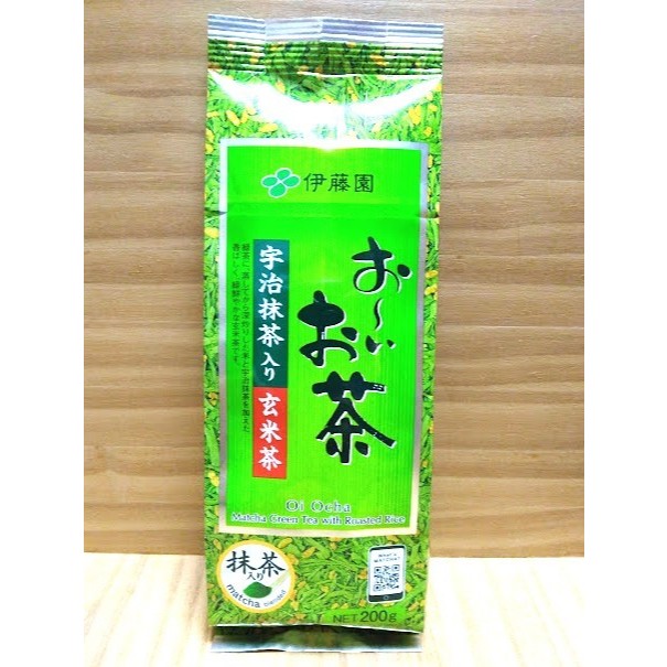 ITO EN Oi OCHA, Matcha blend Genmaicha, Japanese Green Tea with Roasted ...