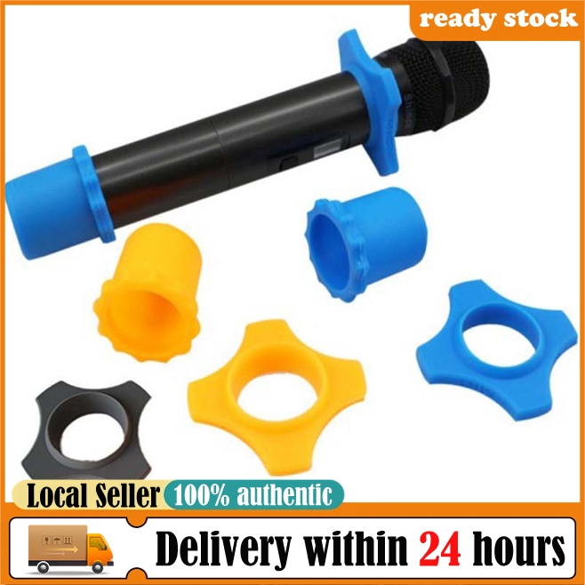 3Pcs/Set Black Microphone Protector Handheld Mic Protector Mic Foam ...