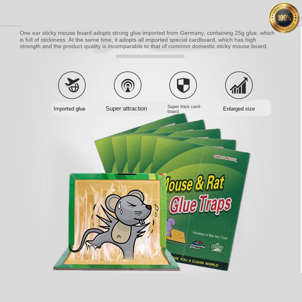 Super power Mouse Rat Glue Traps Book Traps | Shopee Philippines
