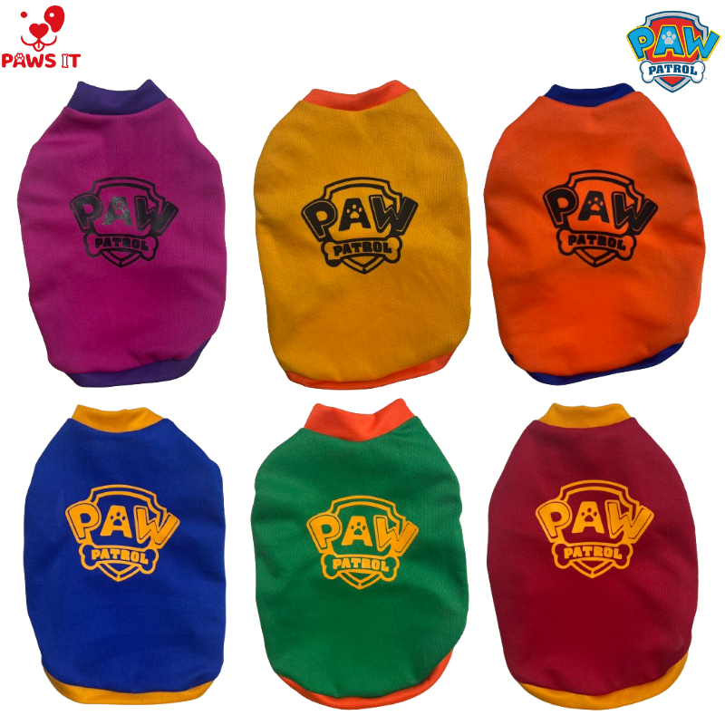Paws it Dog Cat Clothes Pet Sando Dog Sando Paw Patrol Dog Shirts Sando ...