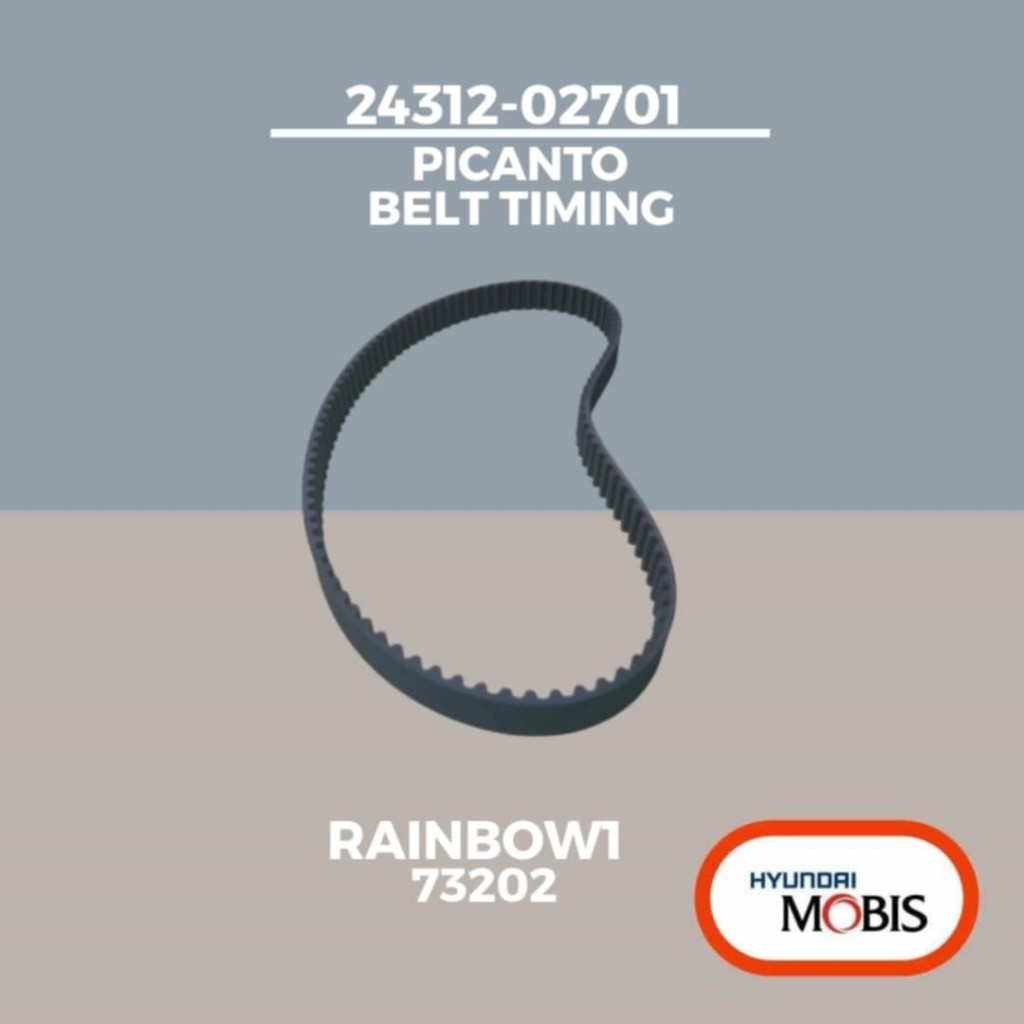 BELT TIMING FOR KIA PICANTO (MOBIS ORIGINAL) PART#:24312-02701/24312 ...