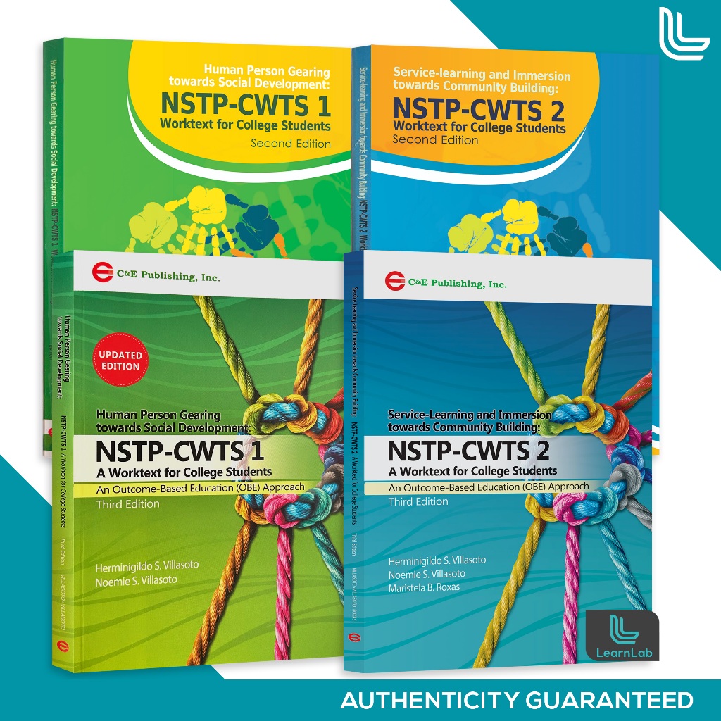 NSTP-CWTS 1 & 2 A Worktext for College Students 2nd & 3rd Edition ...