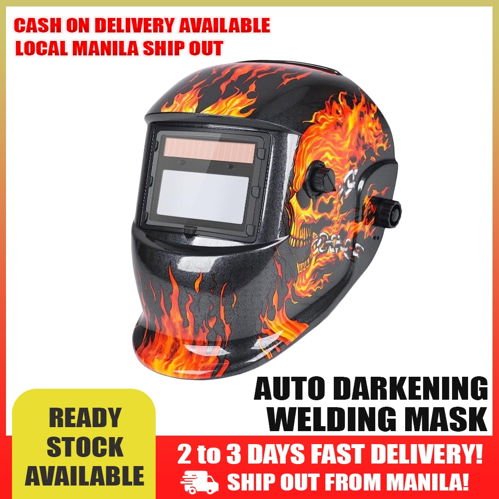 Solar Auto Darkening TIG MIG Grinding Helmets Welding Mask Welder Cap ...