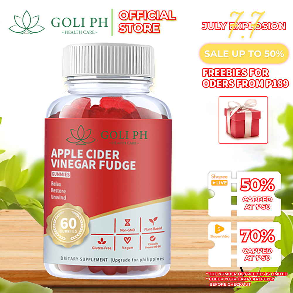 Goli ph apple cider gummies Original With Collagen Vitamins 60 Gummies ...