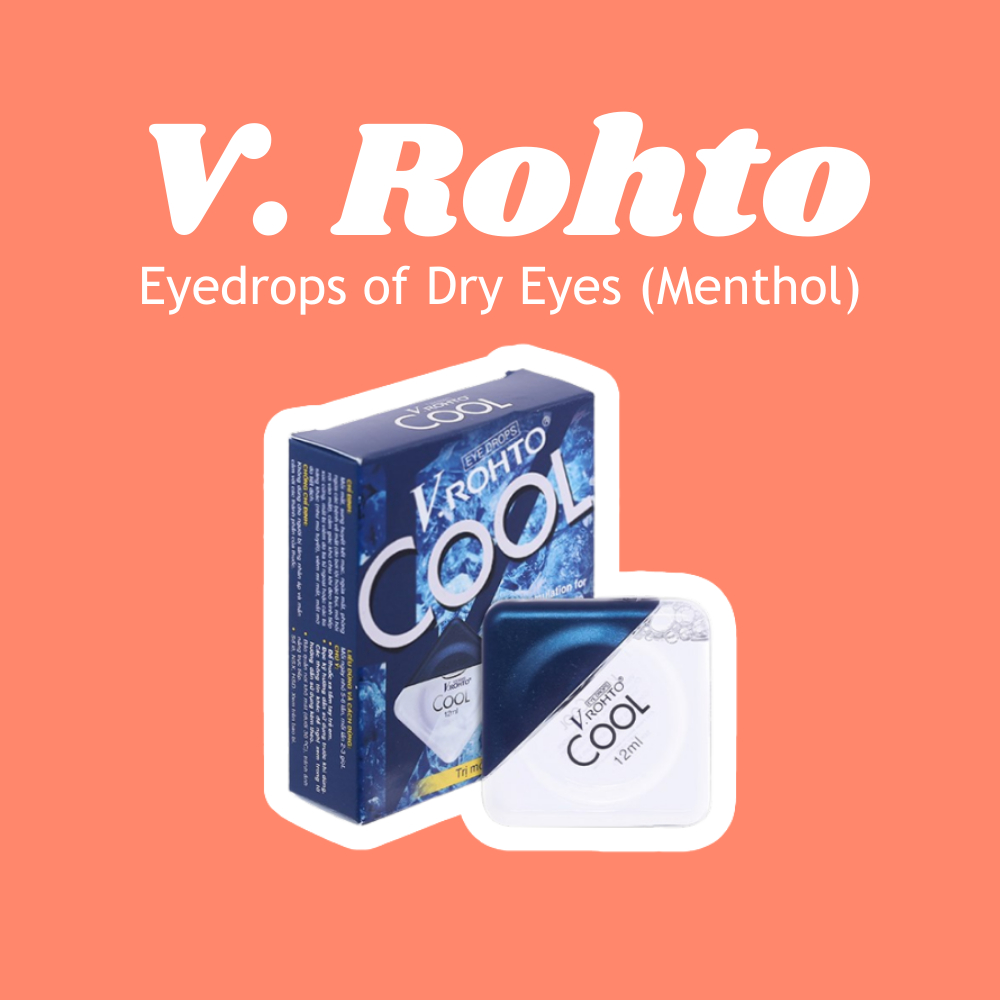 V Rohto Eyedrops for Dry Eyes (Menthol)/Eyedrops for Eyestrains ...