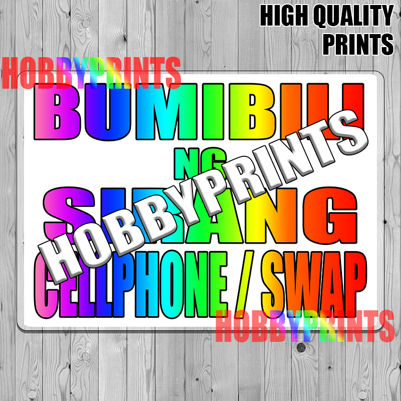 Cellphone Repair Bumibili ng Sirang Cellphone SIgnage Laminated Sign ...