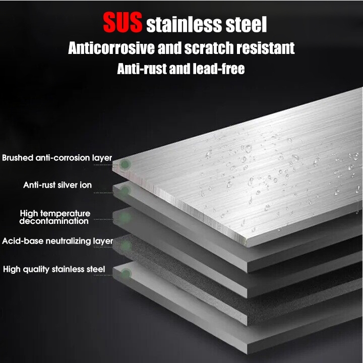 【Fast delivery】 304 Stainless Steel Sink with stand lababo stainless ...