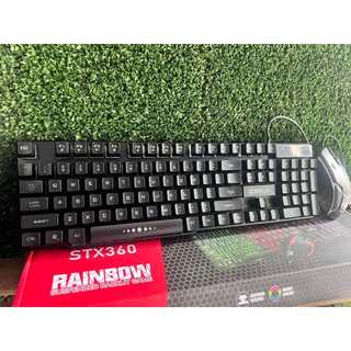INPLAY STX360/STX365 suspended Rainbow Backlight Gaming Keyboard and ...