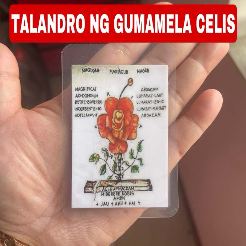 Talandro ng Gumamela Celis (Wallet Size) | Shopee Philippines