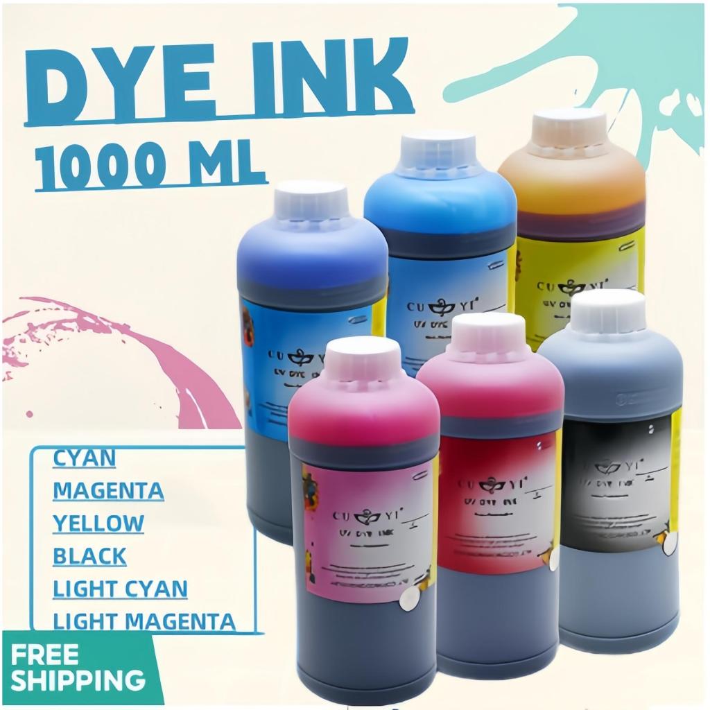 CUYI Refillable Dye Ink for Inkjet Printer 1000ml | Shopee Philippines