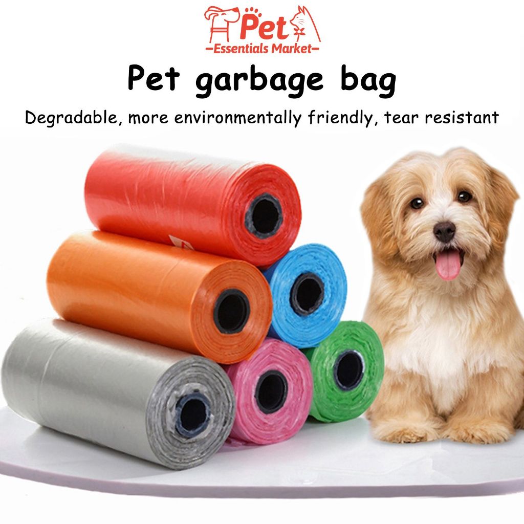 (15bags)Pet Refill Trash Bags Disposable Pet Poop Bags Poop Collection ...