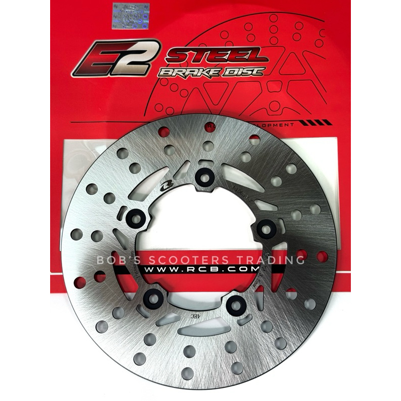 RCB E2 Steel Disc HONDA CLICK 190MM (5 HOLES) FRONT DISC BRAKE ROTOR ...