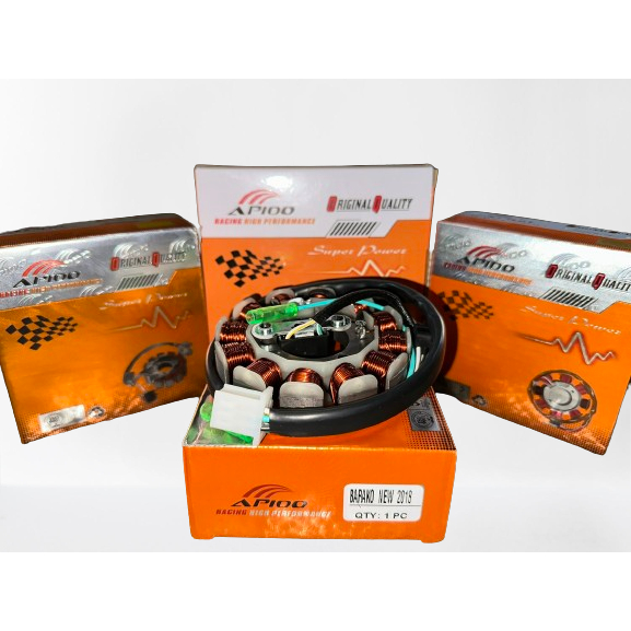 STATOR COIL ASSEMBLY “APIDO” BARAKO 175 NEW (2018) 12 COILS | Shopee ...