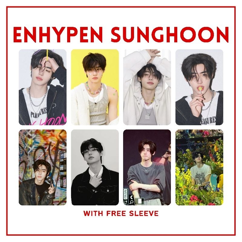 ENHYPEN Sunghoon Photocard Selca Matte Finish | arastudios | Shopee ...