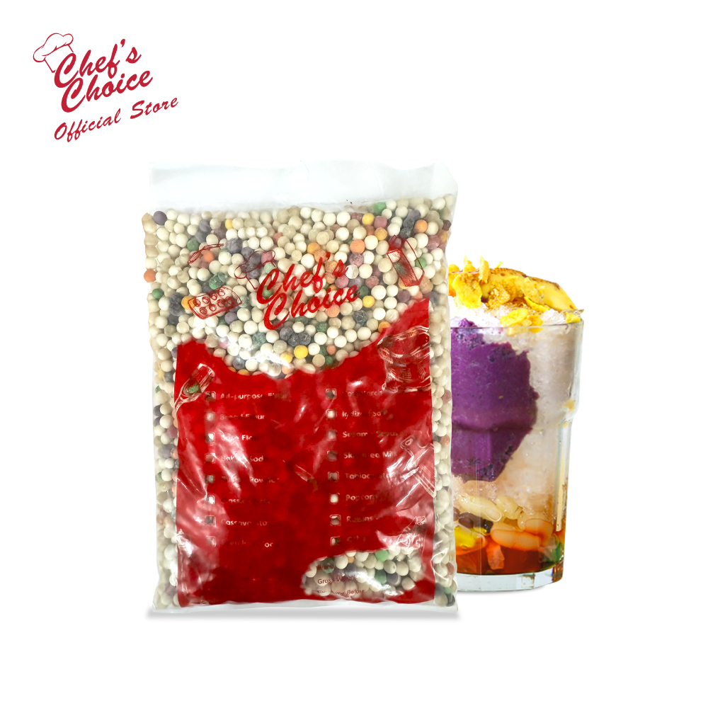 Chef's Choice SAGO BIG COLORED (Baking, Cooking, Dessert, Halo Halo ...