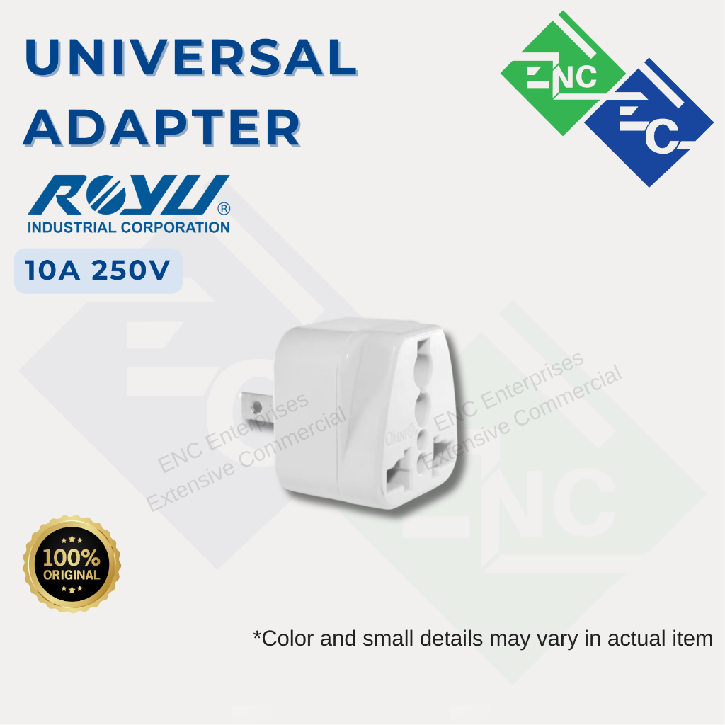 Universal Adapter Socket Plug | Royu Brand | Original | Shopee Philippines