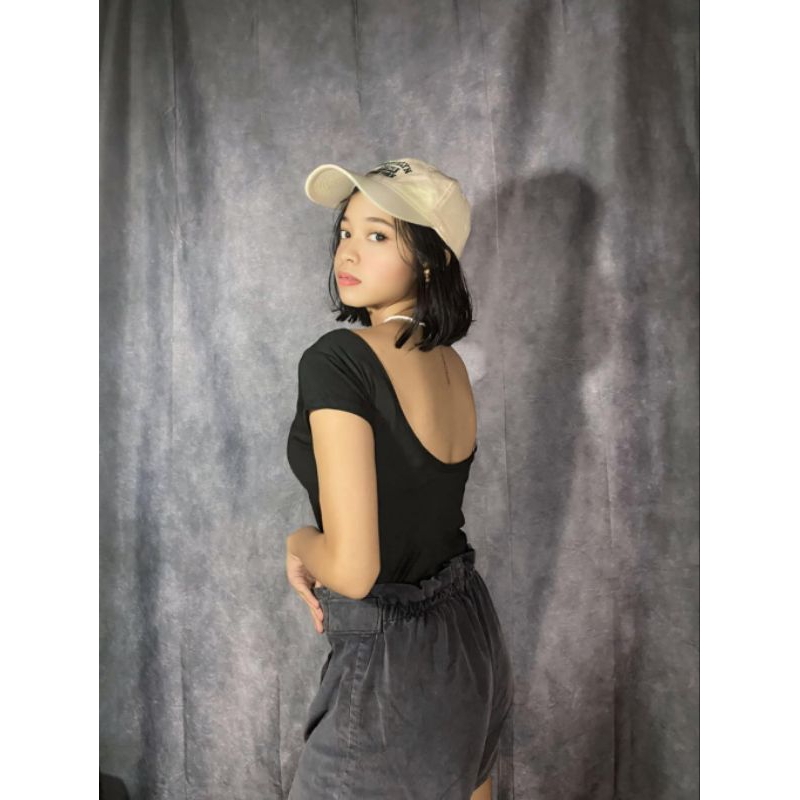 scoop back double lining full length | Shopee Philippines