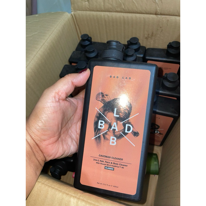 bad lab 3in1 hair face and body cleaner 400ml | Shopee Philippines