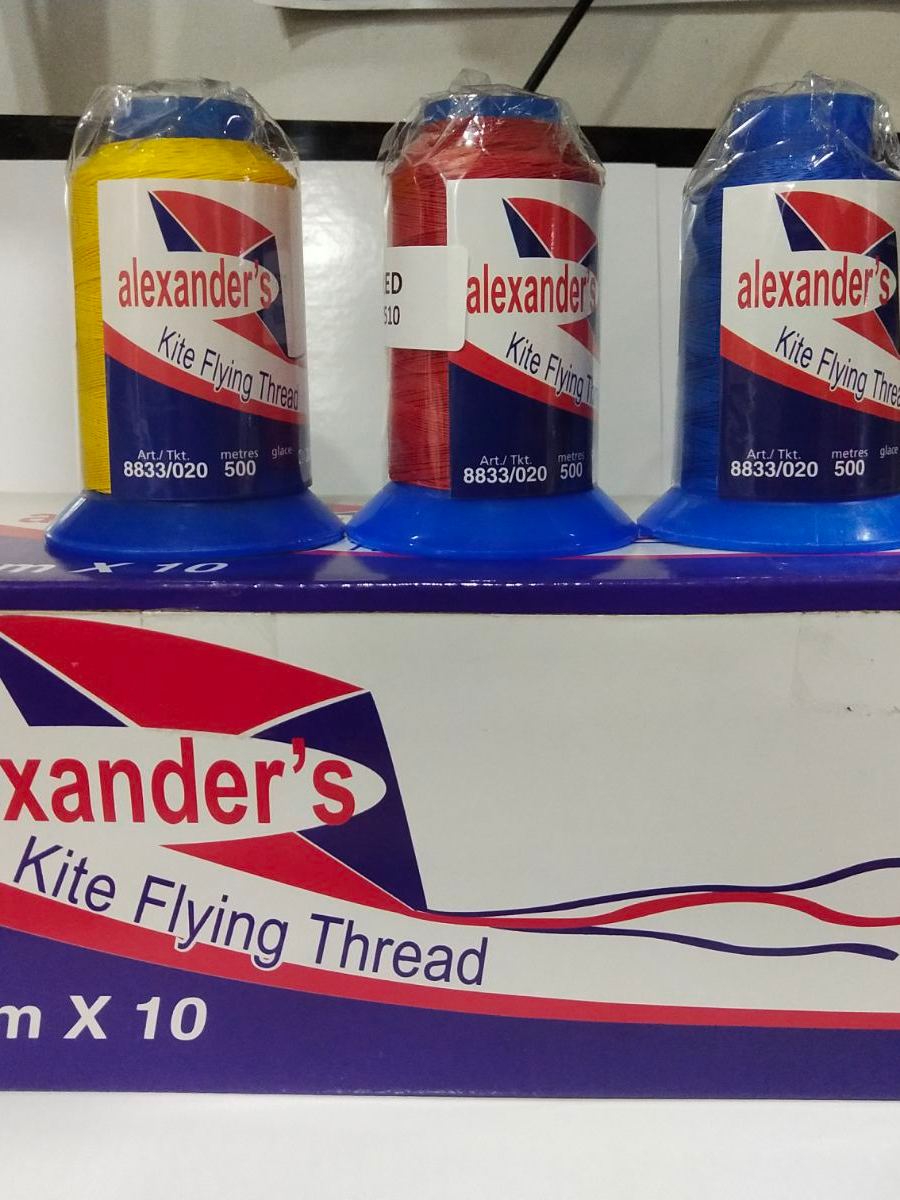 ON HAND ALEXANDER Kite Flying Thread 100% Cotton Thread 500M (1pc ...