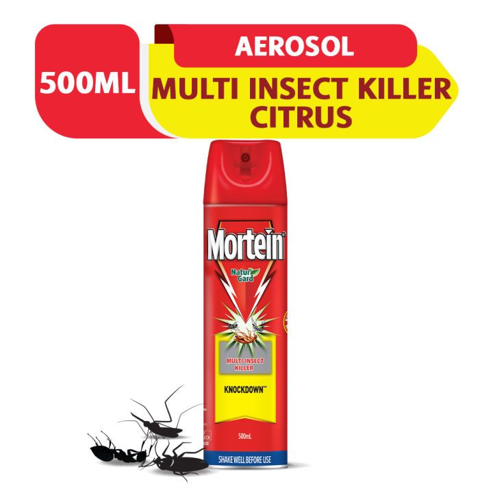 MORTEIN NATURGARD MULTI-INSECT KILLER SPRAY WITH CINTRONELLA OIL 500 ML ...