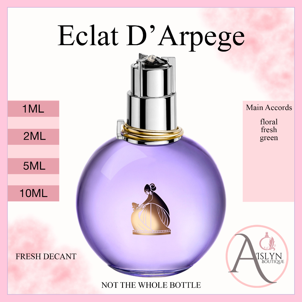 Decant Lanvin Eclat D Arpege Travel Size 1ML 2ML 5ML | Shopee Philippines