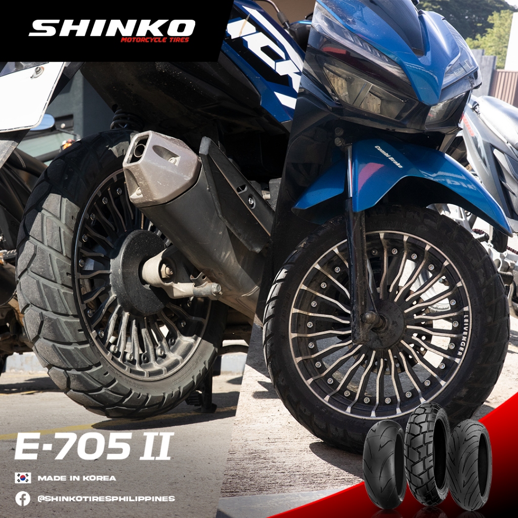 Shinko E705 Dual Sport Motorcycle Tire x14 and x13 (Free Pito And Free ...