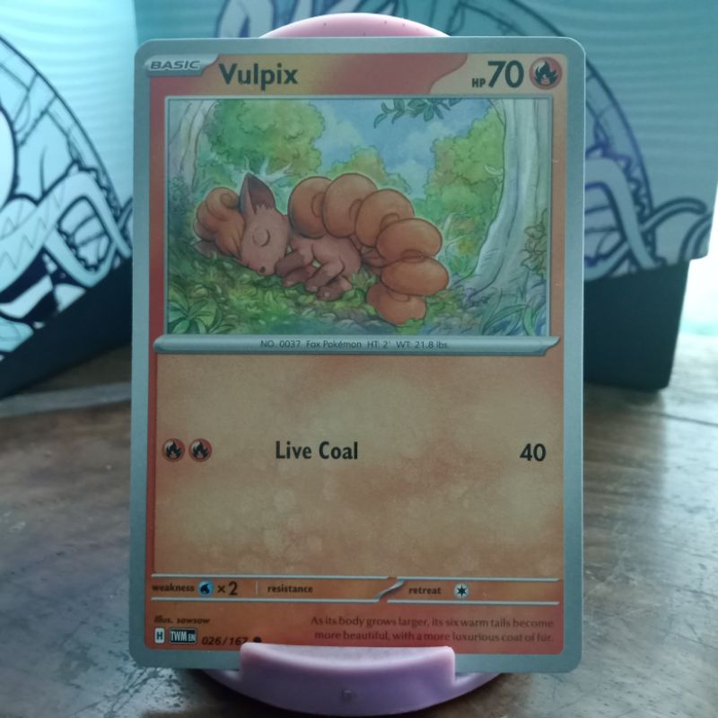 Vulpix - 26/167 - Common Twilight Masquerade Pokemon TCG | Shopee ...