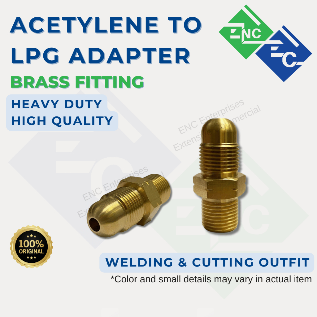Acetylene to LPG Adapter | LPG Adapter for Acetylene | Brass Fitting ...