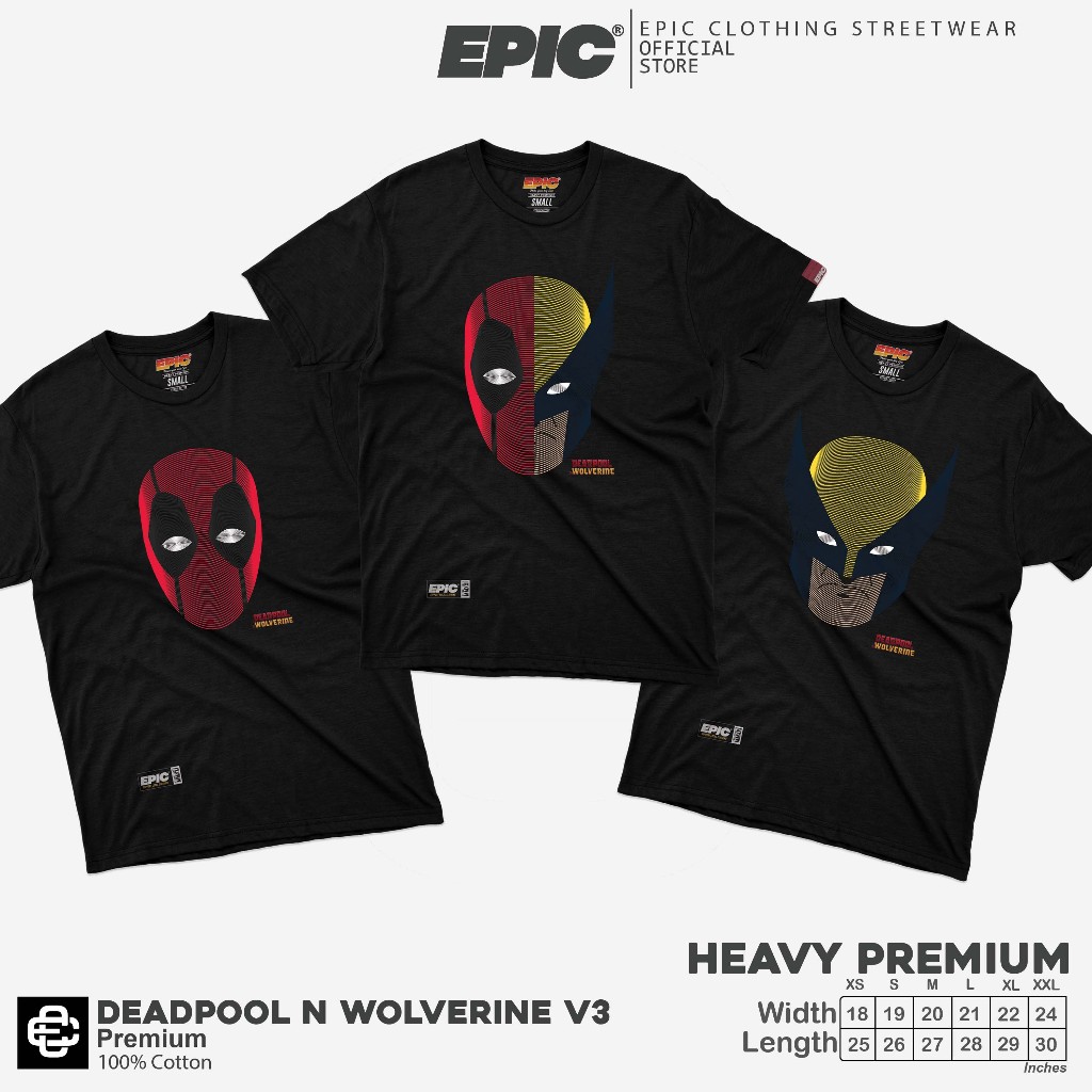 Deadpool and Wolverine V3 Shirt - Premium | Epic Clothing Streetwear ...