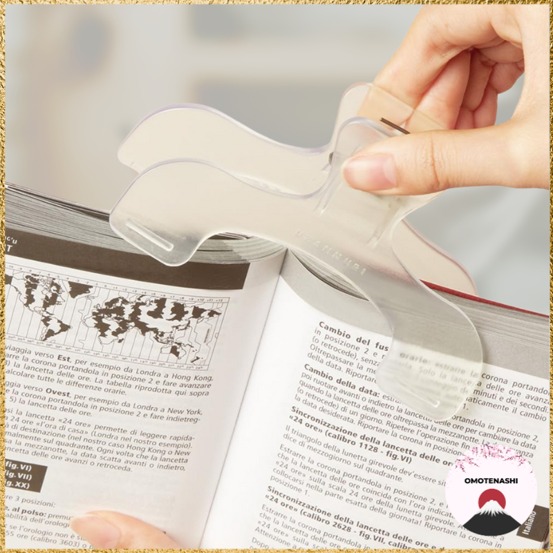 Book Clip Clip Die Cut Ukanmuri Clip for reading Sunstar Stationery ...