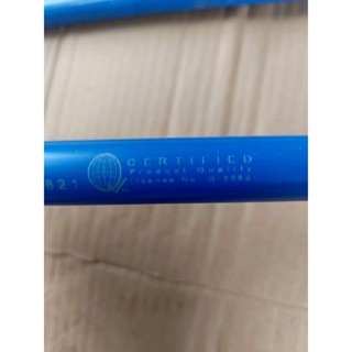 BIOPIPE (SOLD PER 12 INCH LENGTH) PVC PIPE BLUE SIZE 1/2" (20MM) TO 2 ...