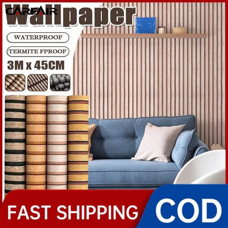 DIY WALL CLADDING DESIGN PVC WALLPAPER | Shopee Philippines