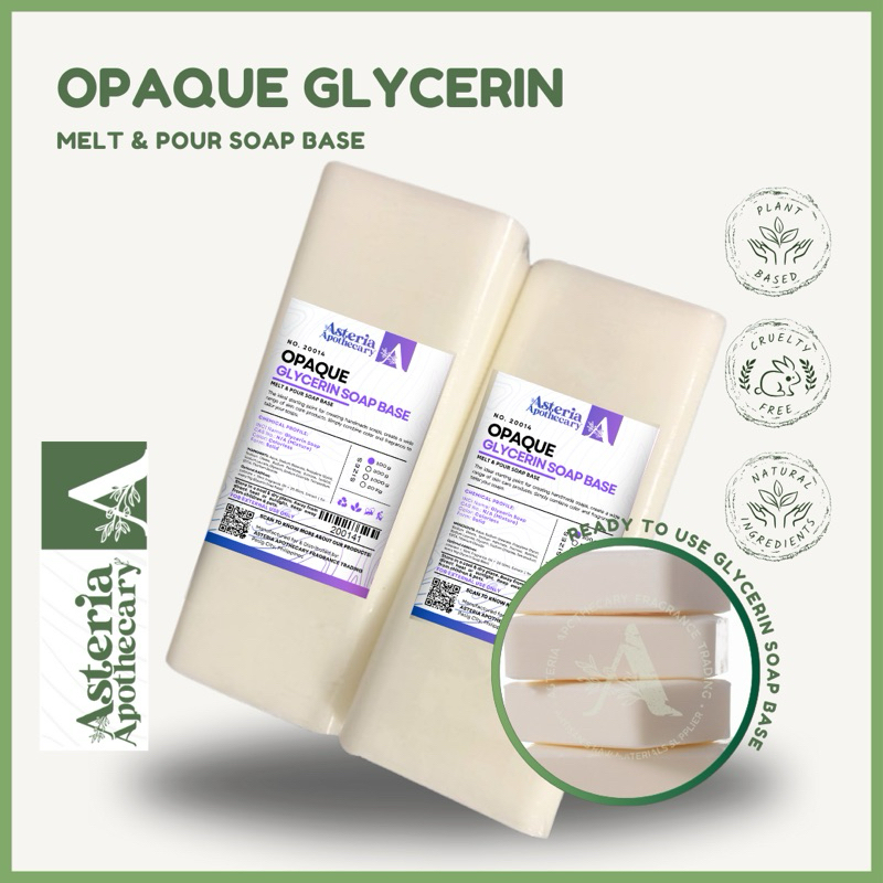 Opaque & Clear Glycerin Soap Base | Melt & Pour Soap Base - Asteria ...