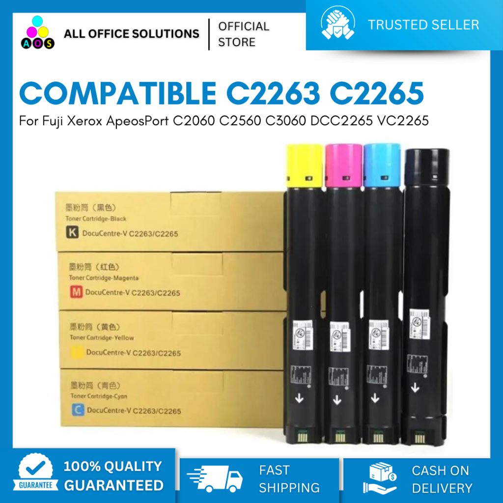 Compatible ApeosPort C2060 C2560 C3060 DocuCentre C2265 VC2265 Toner Cartridge | Shopee Philippines