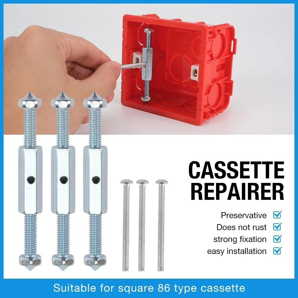 10PCS Switch Socket Cassette Screws Support Rod Switch Box Repair Kit ...