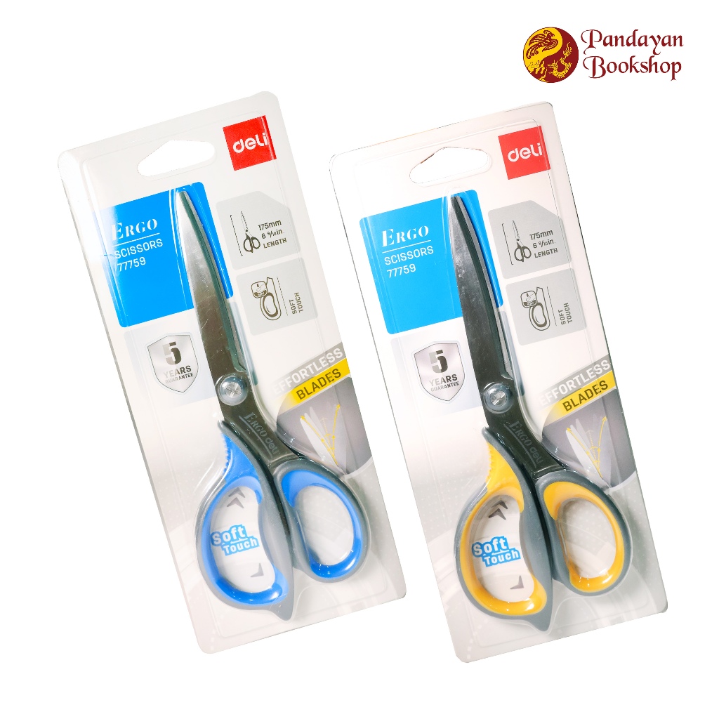 Deli Ergo 77759 Scissors 170mm | Shopee Philippines