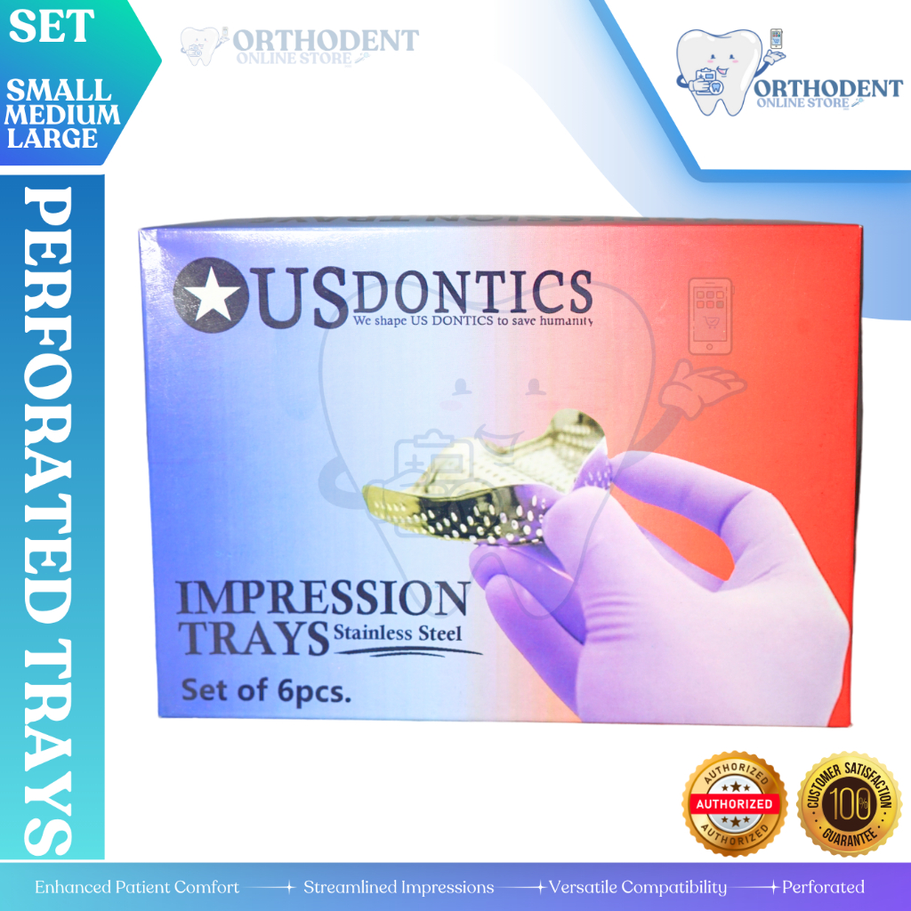 Orthodent2021 | Stainless Steel Perforated Dental Tray Set - 6 ...