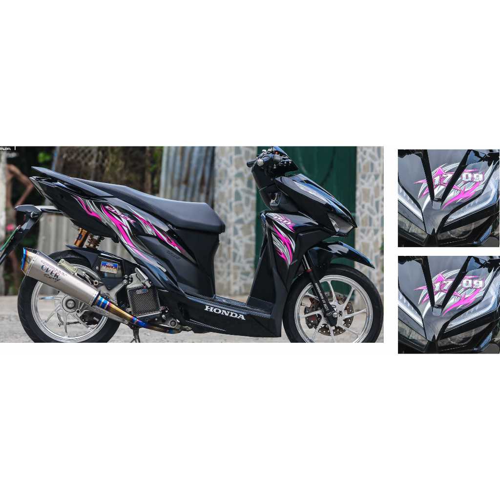 V2 TRIBAL CLICK 125 V2 FIRE TRIBAL NTN DESIGN DECALS | Shopee Philippines