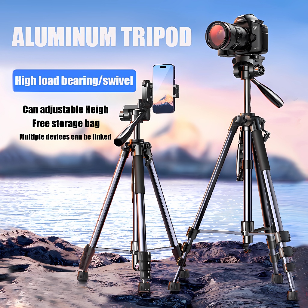 Portable Aluminum Dslr Tripod Camera Stand Cellphone Tripod Stand ...