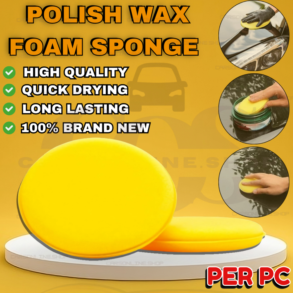COS (3446) POLISH WAX FOAM SPONGE FOR CLEANING CARS (GOOD QUALITY ...
