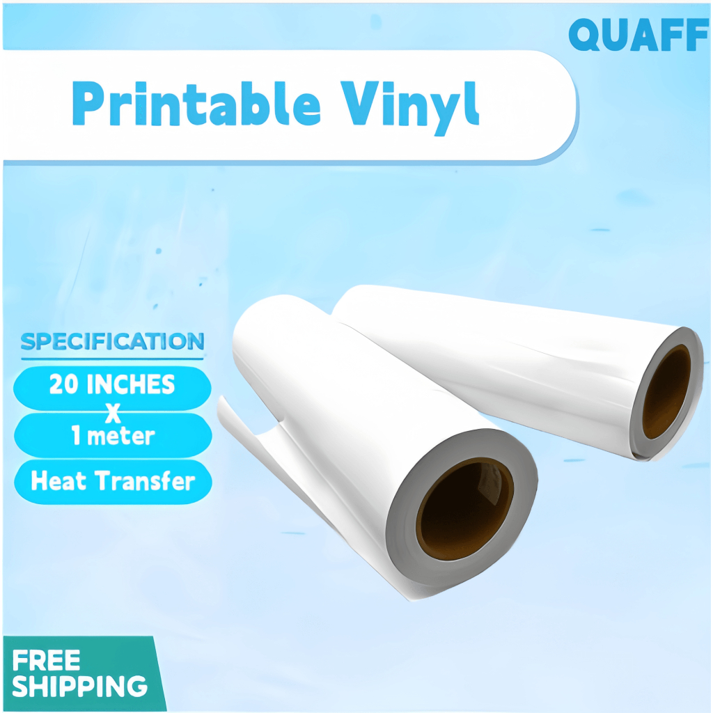 QUAFF Eco-Solvent Printable Heat Transfer Vinyl Glossy Thick CDP-DP ...