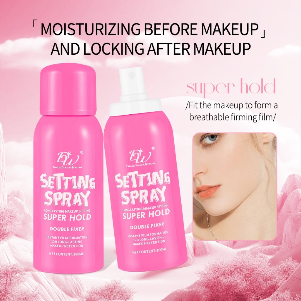 DW Makeup Setting Spray Super Hold 12H Long Lasting Double Fixer 100ML ...